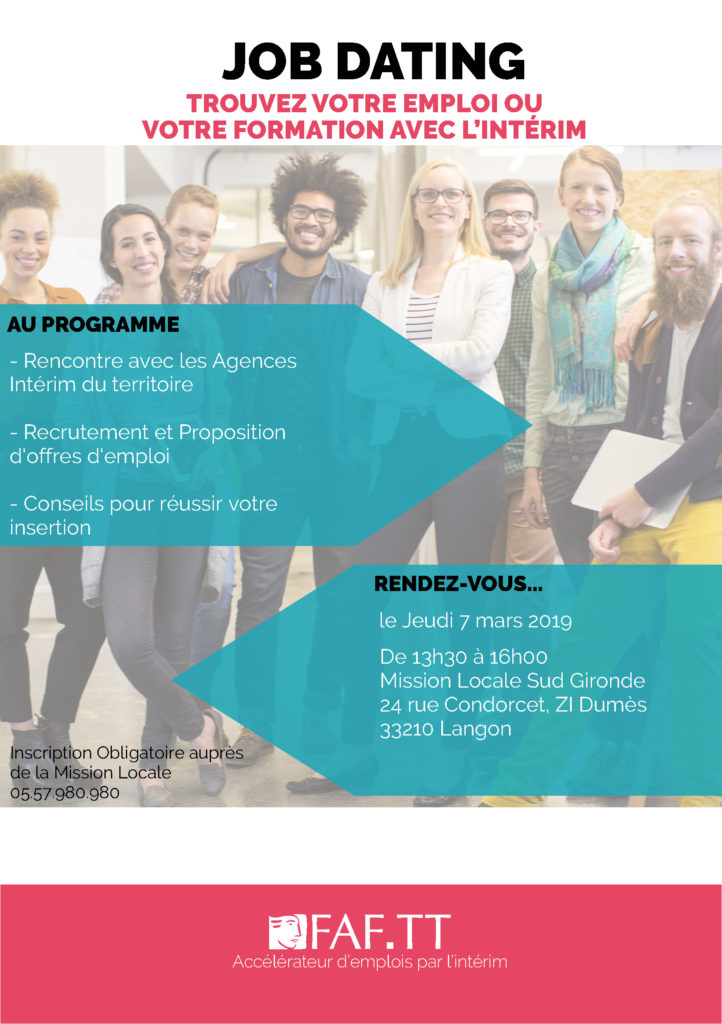 job dating - Mission Locale Sud Gironde